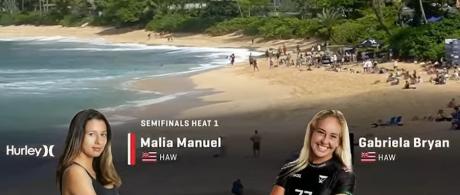 Malia Manuel vs. Macy Callaghan | Round of 16, Heat 2 | Roxy Pro France ...